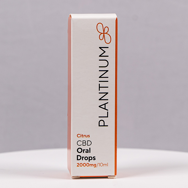 30ml 2000mg CBD Oral Drops Citrus - Plantinum CBD suppliments