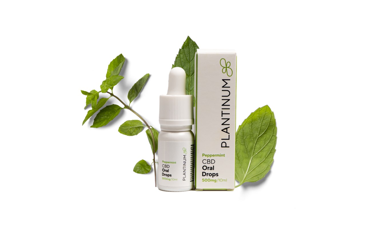 10ml 500mg CBD Oral Drops Peppermint - Plantinum 10ml 500mg CBD Oral Drops Peppermint - Plantinum